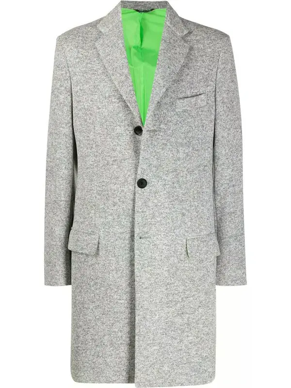 LC23 Single-breasted Fitted Coat