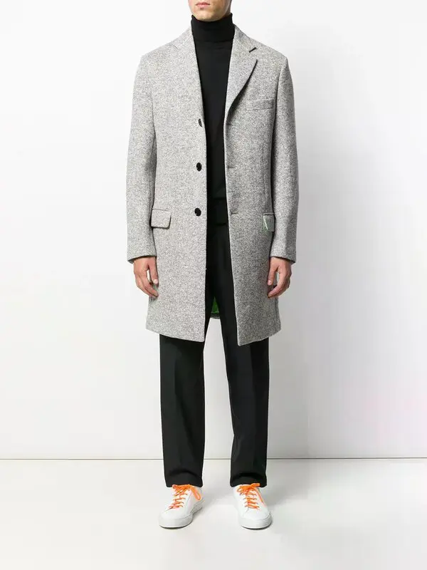 LC23 Single-breasted Fitted Coat