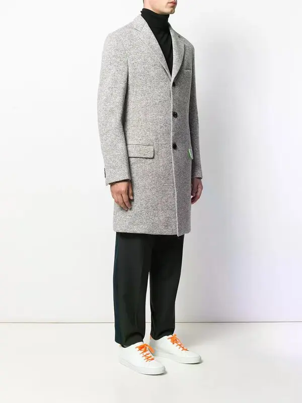 LC23 Single-breasted Fitted Coat