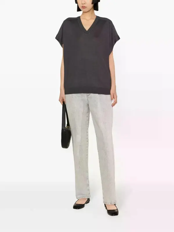 Brunello Cucinelli Crew-neck Knitted T-shirt