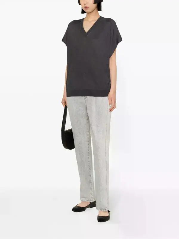 Brunello Cucinelli Crew-neck Knitted T-shirt