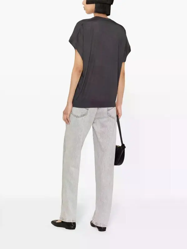 Brunello Cucinelli Crew-neck Knitted T-shirt