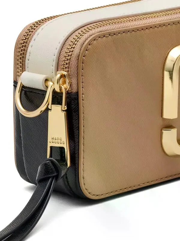 Marc Jacobs The Snapshot Logo-plaque Satchel - Brown