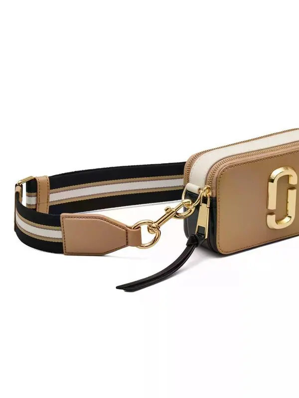Marc Jacobs The Snapshot Logo-plaque Satchel - Brown