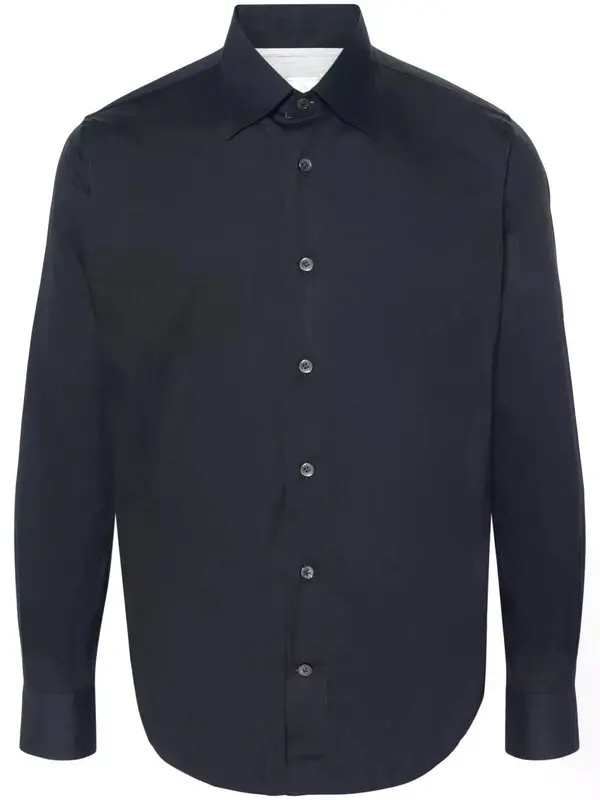 Eleventy Pointed-collar Shirt