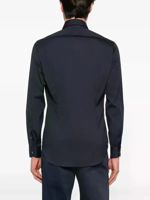 Eleventy Pointed-collar Shirt