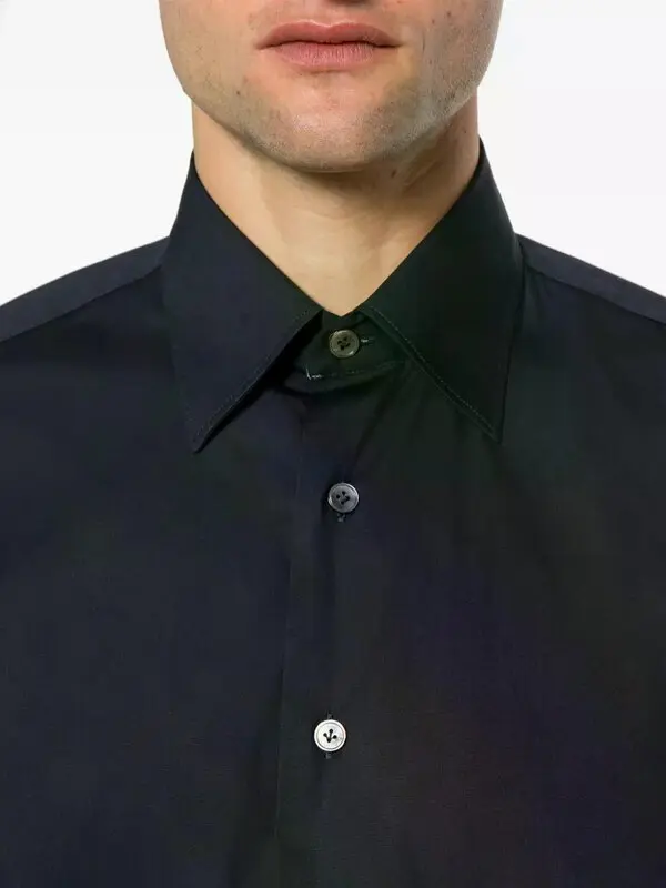 Eleventy Pointed-collar Shirt