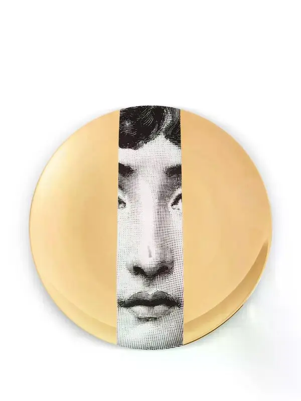 FORNASETTI Tema E Variazioni N. 33 Wall Plate - Gold