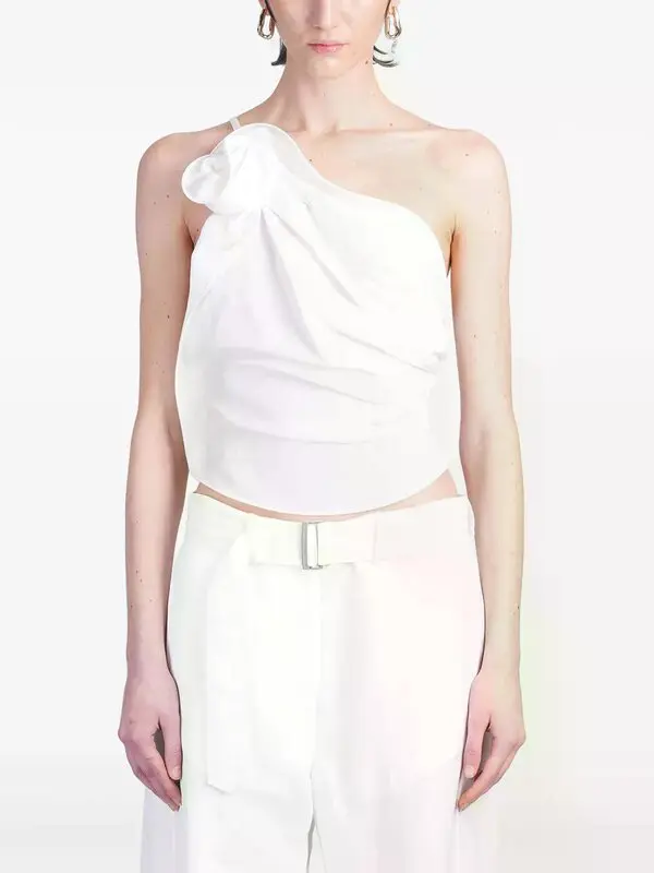 Magda Butrym One-shoulder Draped Top