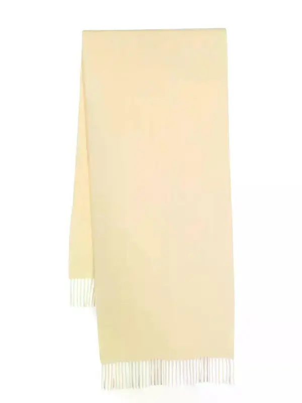 Fabiana Filippi Fringed-edge Brushed Scarf - Yellow