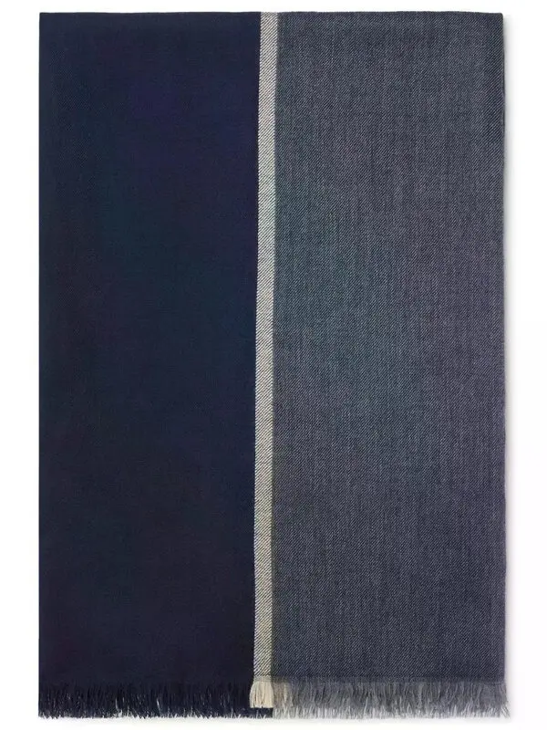 Brunello Cucinelli Cashmere-blend Scarf - Blue