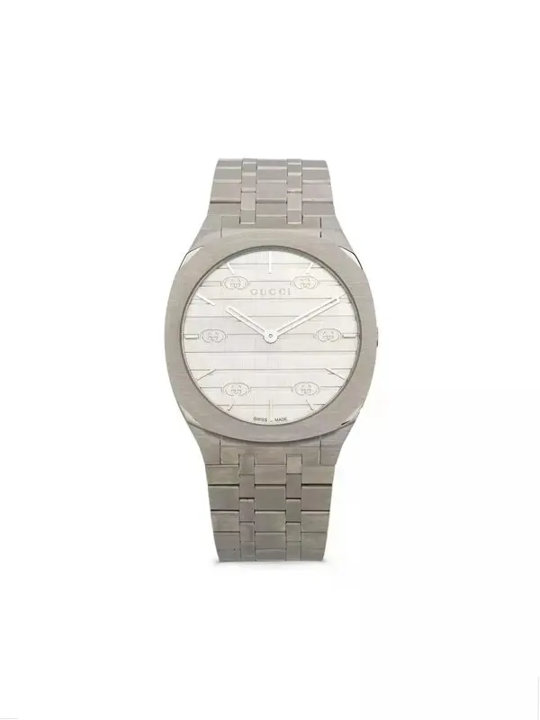 Gucci 25h 34mm Timepiece - Silver