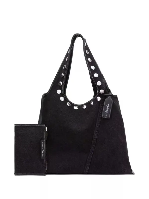3.1 Phillip Lim Market Denim Tote Bag - Black