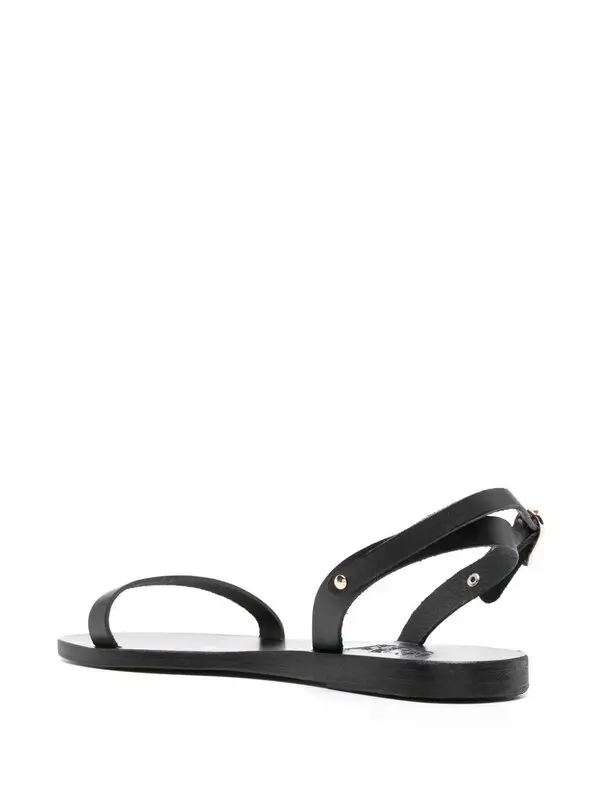 ANCIENT GREEK SANDALS Irida Leather Sandals - Black