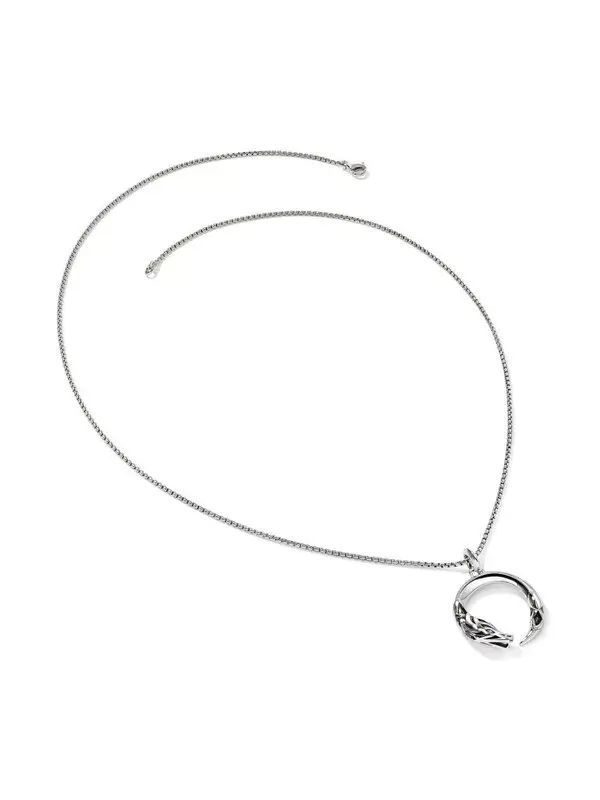 John Hardy Sterling Naga Sapphire Necklace