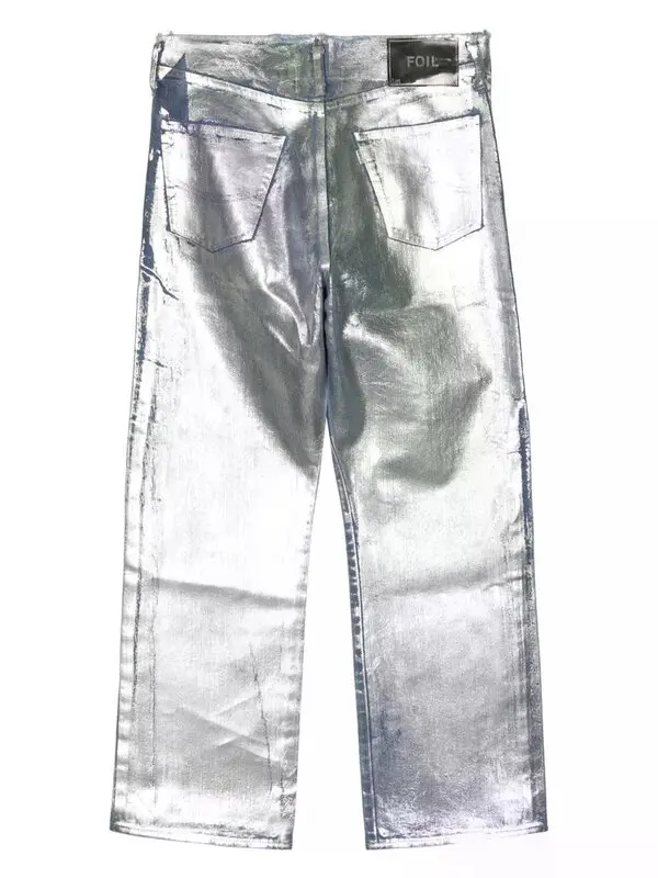 DOUBLET Foil-coated Jeans