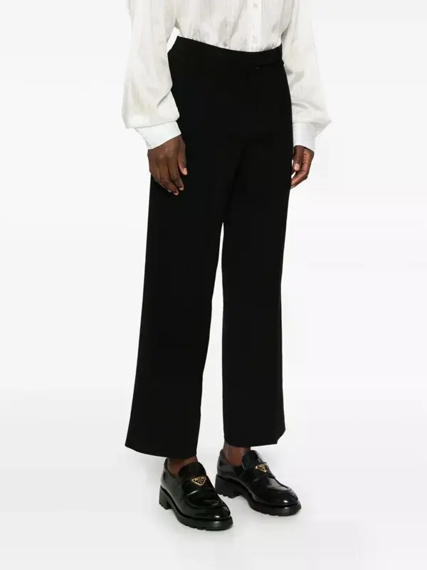 Max Mara Viola Cropped Straight Leg Trousers