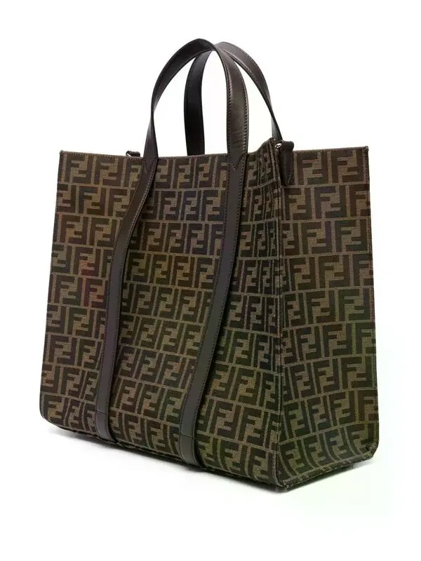 Fendi Ff Jacquard-motif Tote Bag