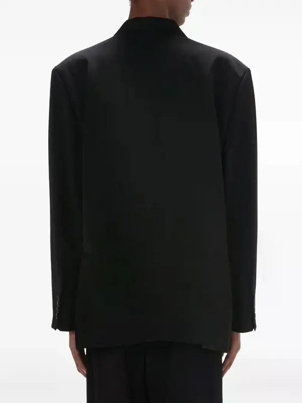 JW Anderson Double-breasted Contrasting-collar Blazer