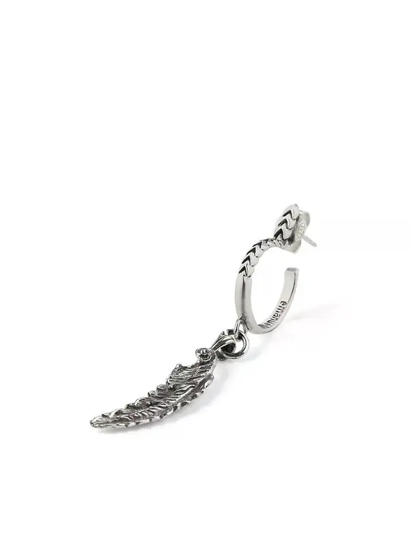 Emanuele Bicocchi Piuma Single Earring - Silver