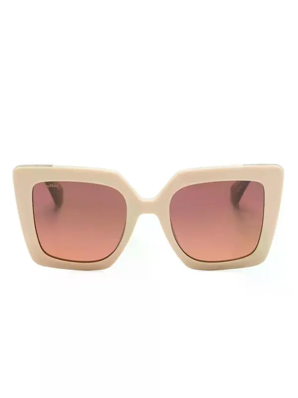 Max Mara Logo-engraved Cat-eye Sunglasses