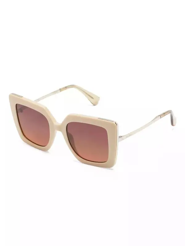 Max Mara Logo-engraved Cat-eye Sunglasses