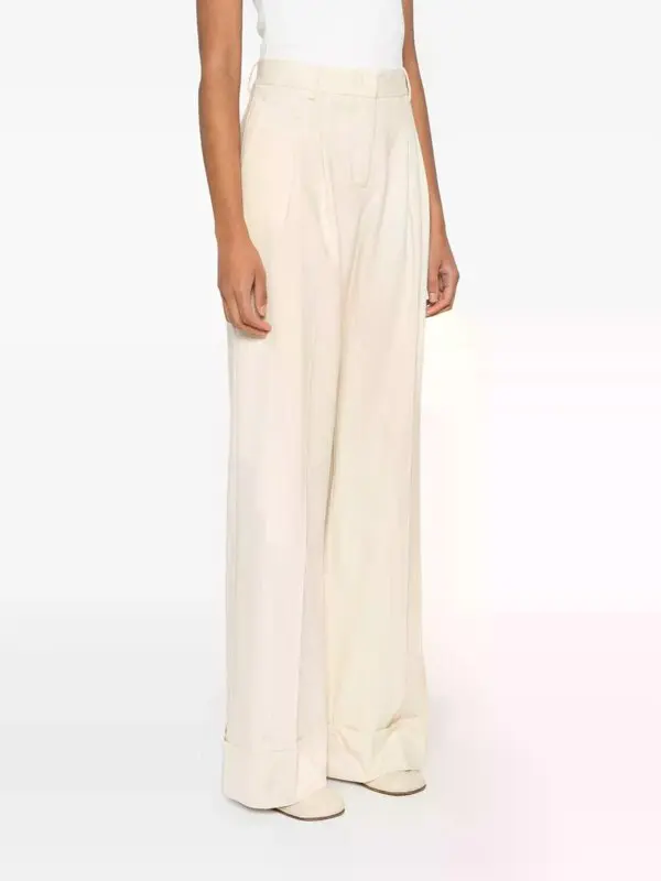 Andamane Nathaniel Pinstripe Wide-leg Trousers