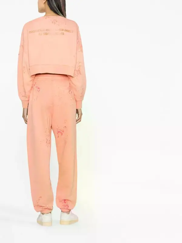 Palm Angels Pxp Palm Tree-print Sweatshirt