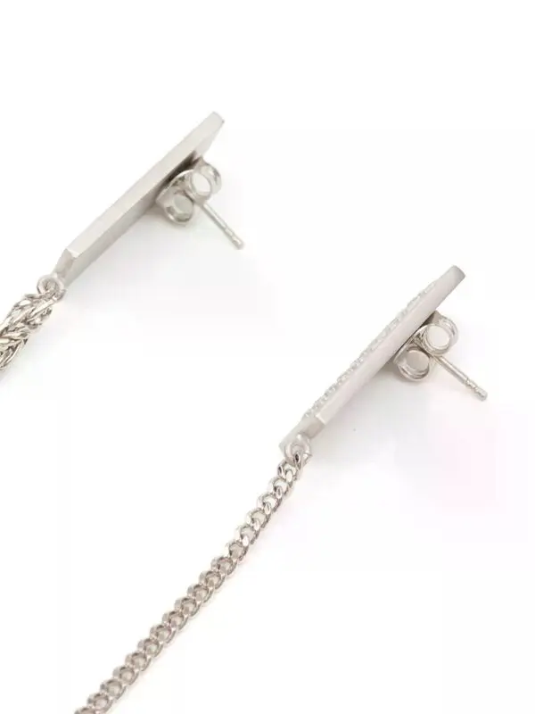 MAISON MARGIELA Numbers-motif Drop Earrings