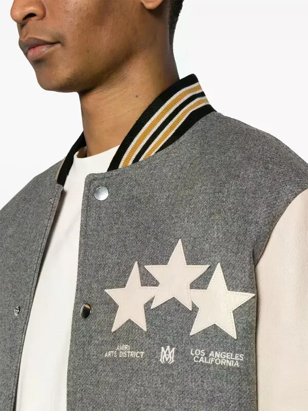 Amiri Oversized Stars Varsity Jacket