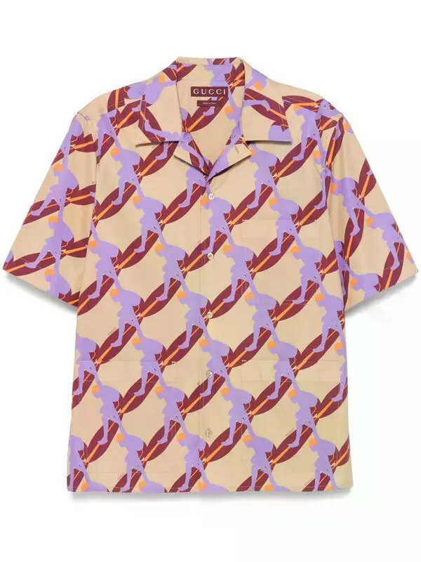 Gucci Printed Poplin Shirt