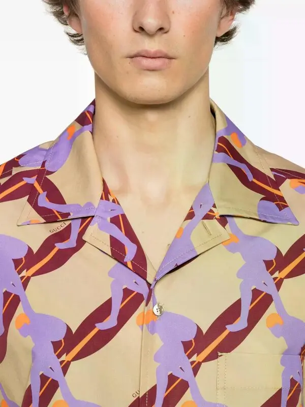 Gucci Printed Poplin Shirt