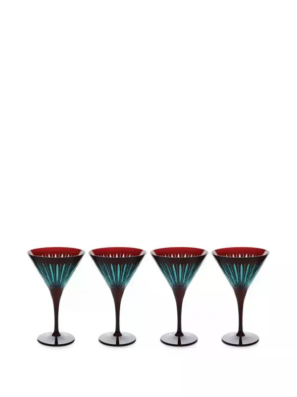 L'Objet Prism Martini Glasses