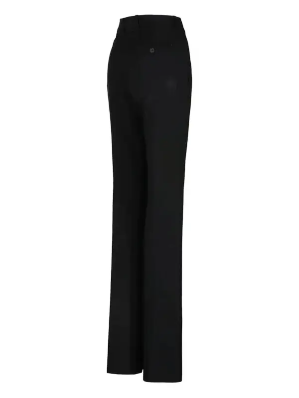 Alexander McQueen Wool Trousers - Black