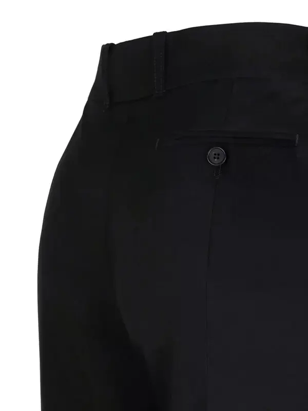 Alexander McQueen Wool Trousers - Black