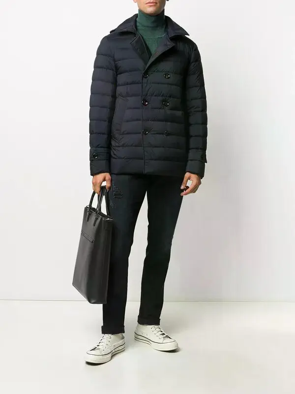 MOORER Padded Zip-up Jacket