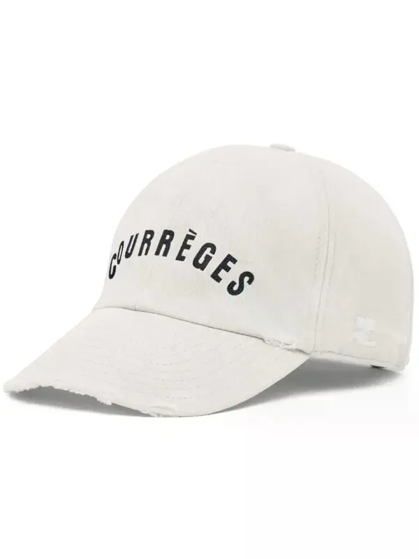 COURREGES Logo-embroidered Baseball Cap