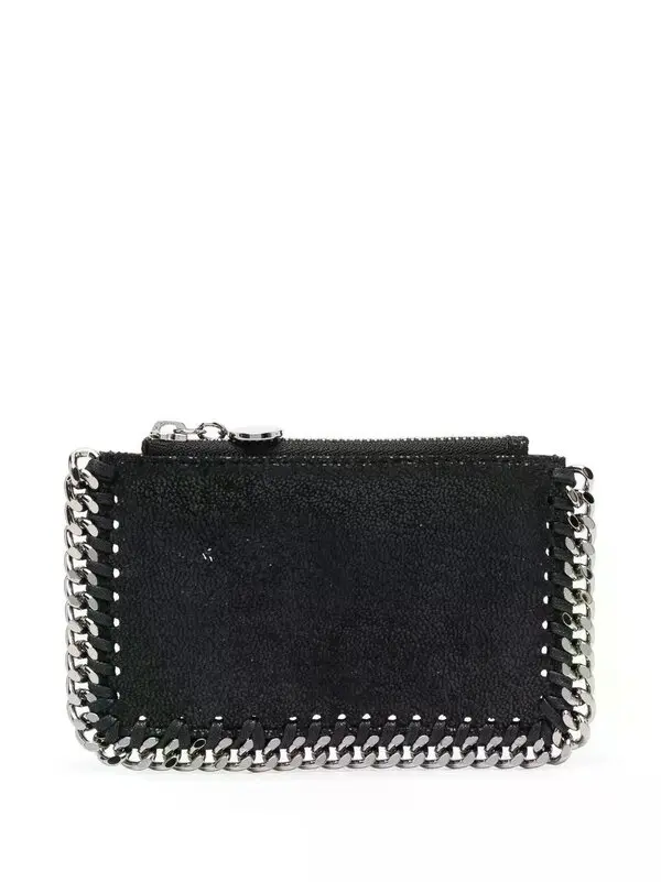 Stella McCartney Falabella Zipped Cardholder - Black