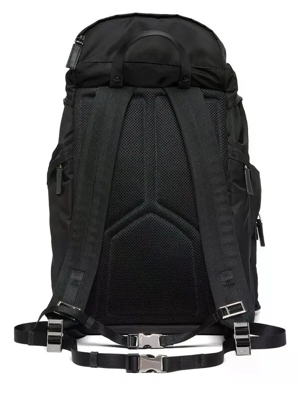 Prada Re-nylon Multi-pocket Backpack - Black
