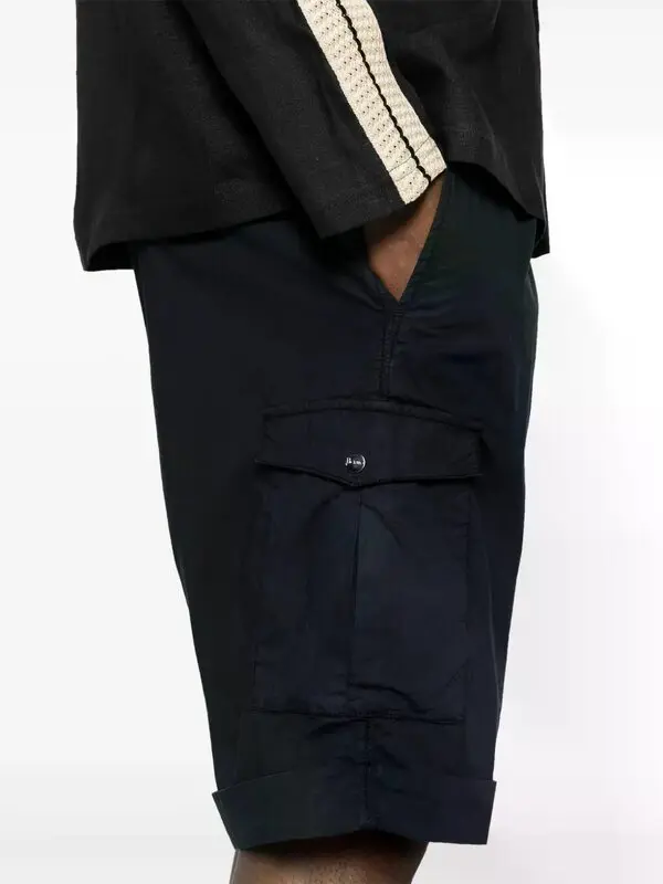 Herno Straight-leg Cotton Cargo Shorts