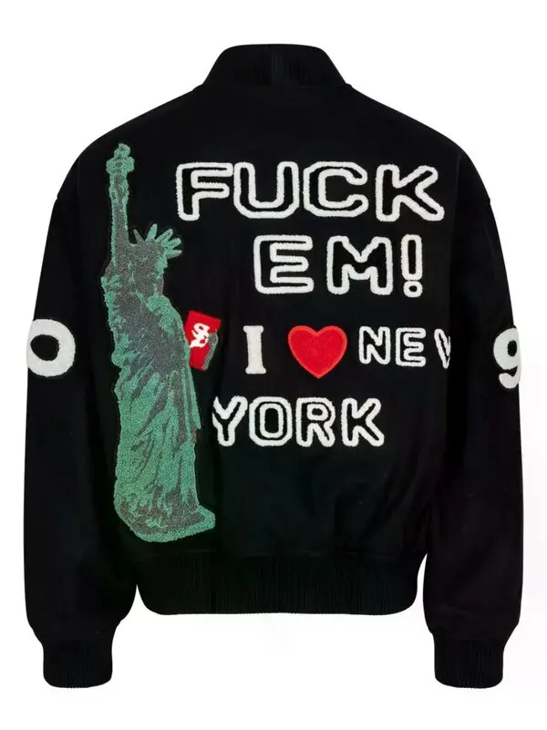 Supreme Tourist Varsity Jacket - Black