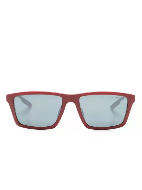 Emporio Armani Rectangle-frame Glasses - Black