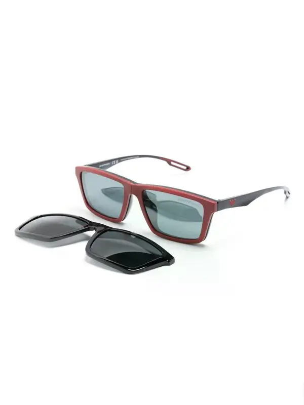 Emporio Armani Rectangle-frame Glasses
