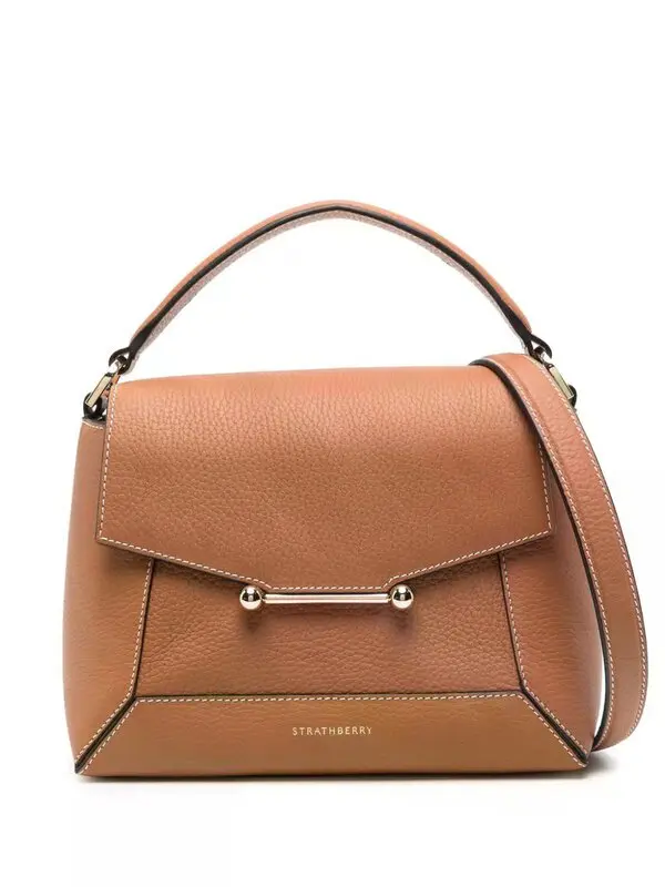 Strathberry Mosaic Tote Bag - Brown