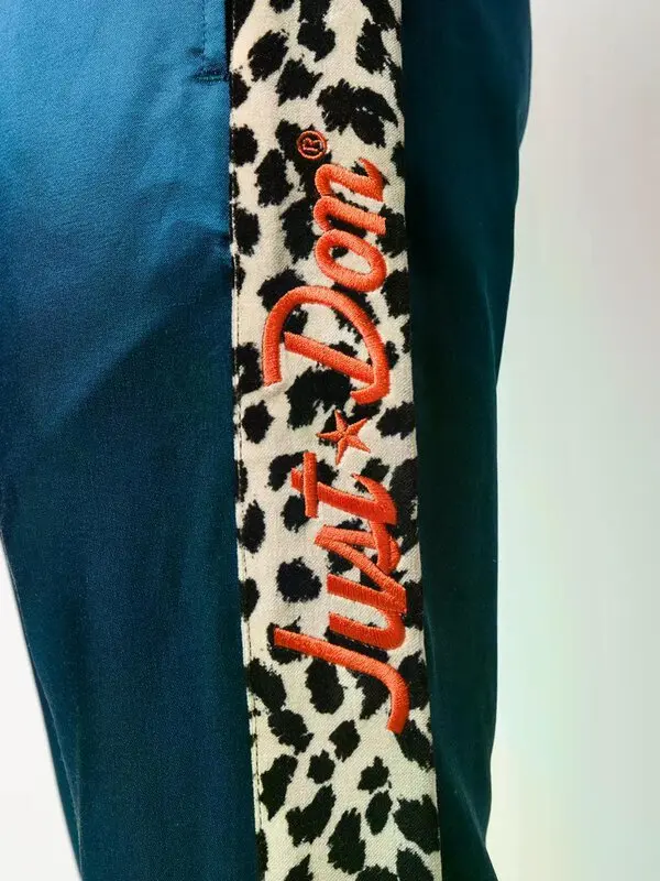 JUST DON Contrast-stripe Track Pants