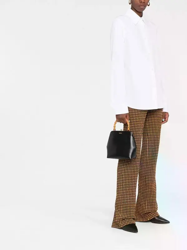 JIL SANDER Goji Frame Square Tote Bag