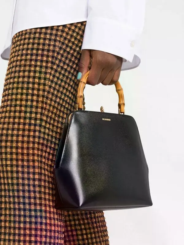 JIL SANDER Goji Frame Square Tote Bag