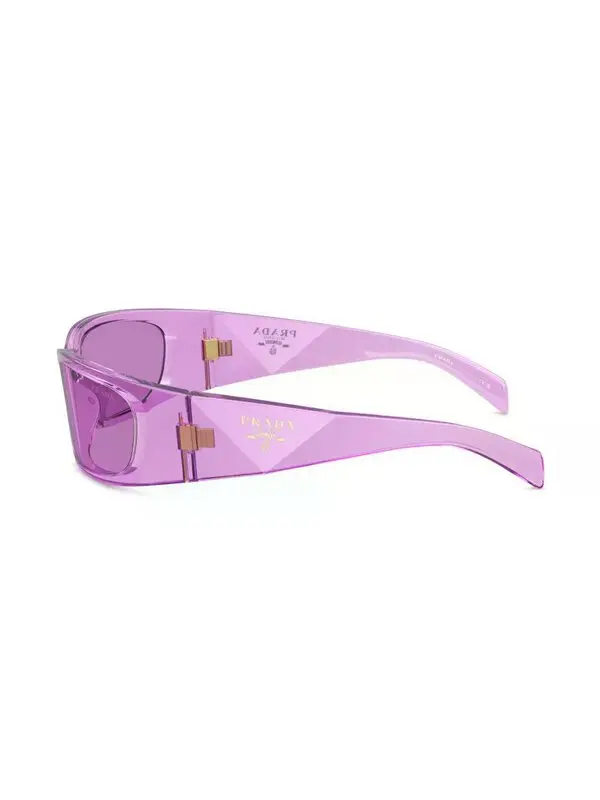 Prada Oval Frame Sunglasses - Pink