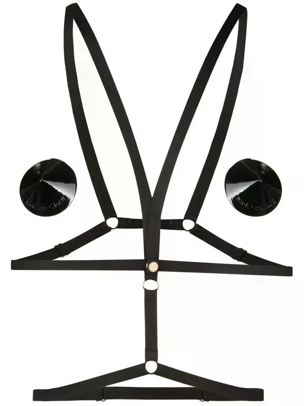 MAISON CLOSE Harness Bra - Black