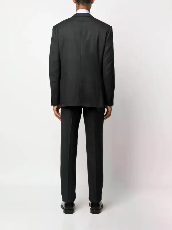 Corneliani Single-breasted Wool Suit - Grey